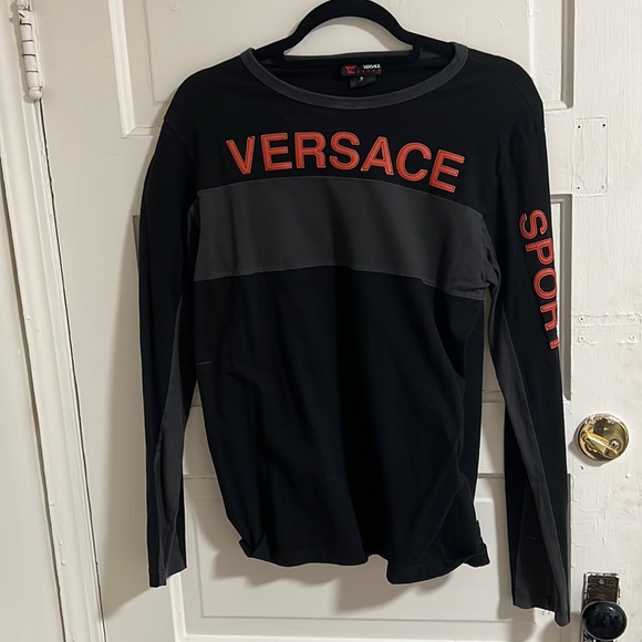 Versace | Tops | Vintage Versace Sport Long Sleeve | Poshmark